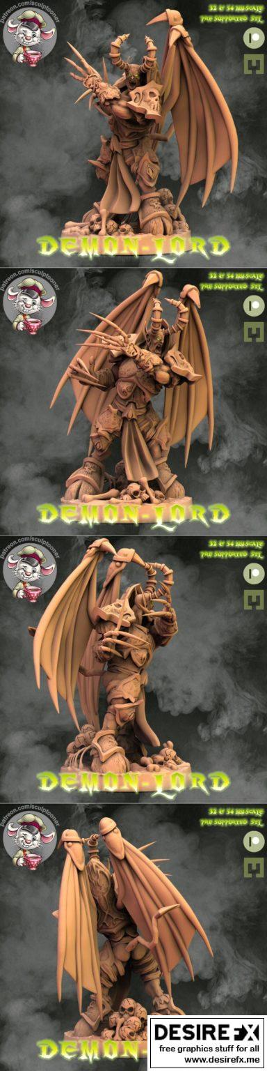 Desire FX 3d models | Demon Lord Warcraft Demon – 3D Print Model STL