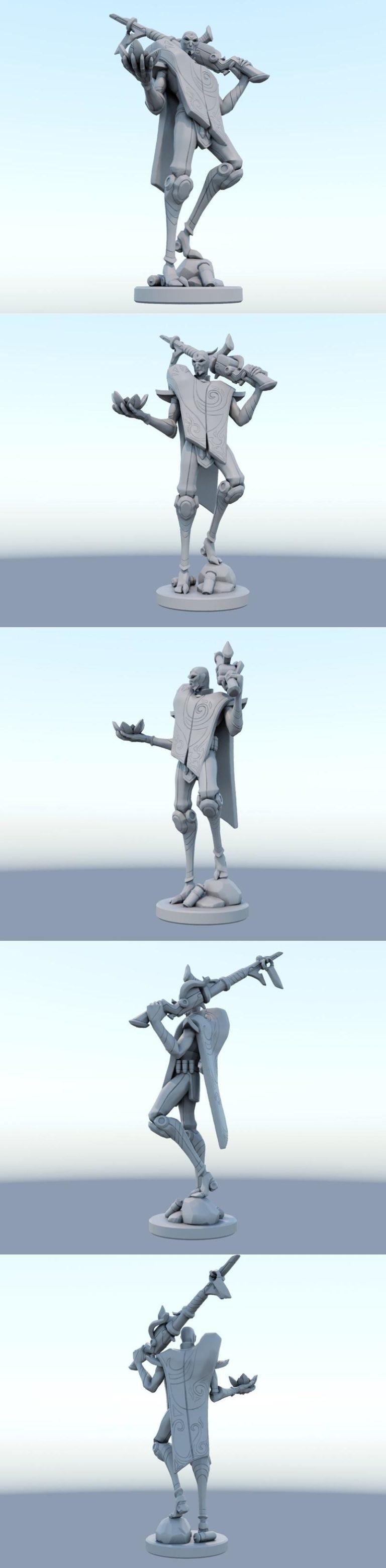 Desire FX 3d models | Jhin League of Legends – 3D Print Model STL