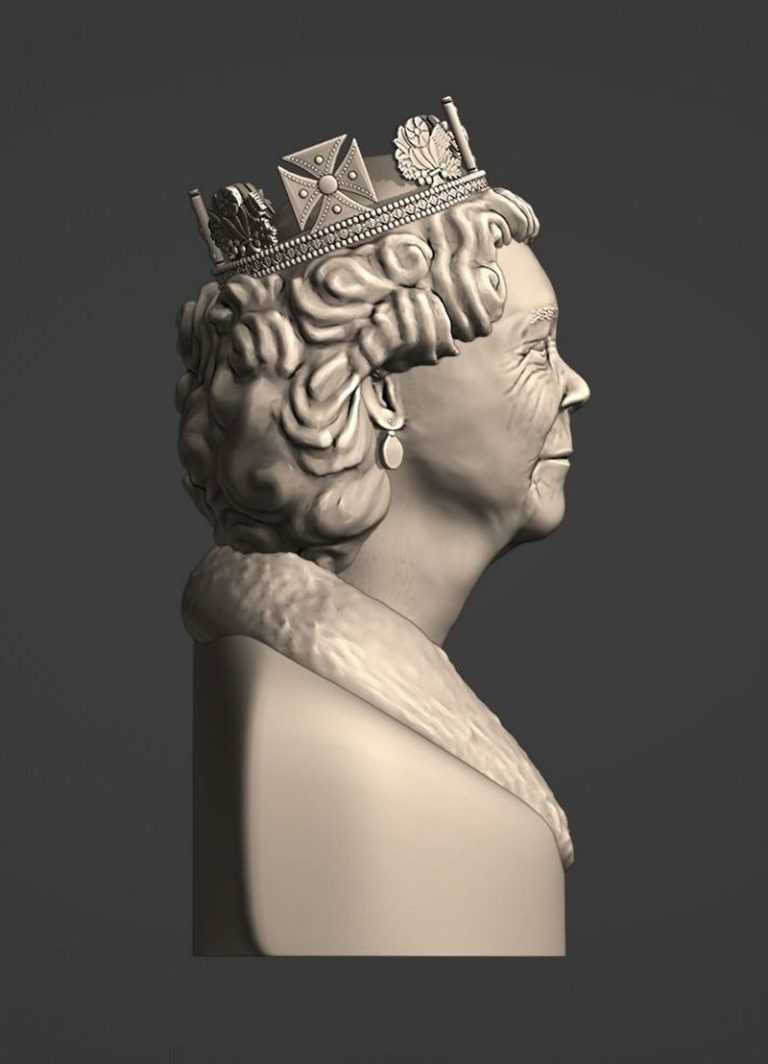 Desire FX 3d models | Queen Elizabeth Bust 3D print model