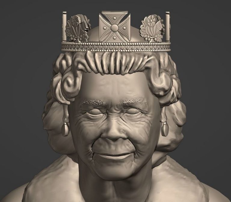 Desire FX 3d models | Queen Elizabeth Bust 3D print model
