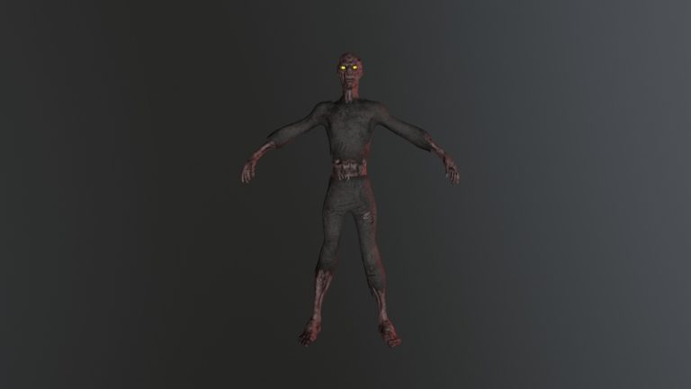 Desire FX 3d models | Zombie Slave Low-Poly 3D Model