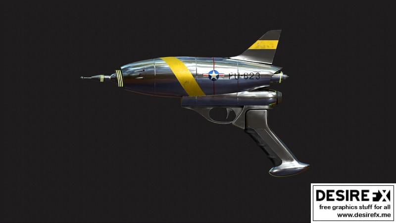 Desire FX 3d models | Retro Futuristic Ray Gun