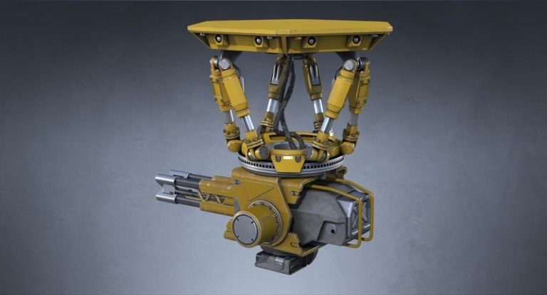 Desire FX 3d models | Sci-Fi Security Turret PBR