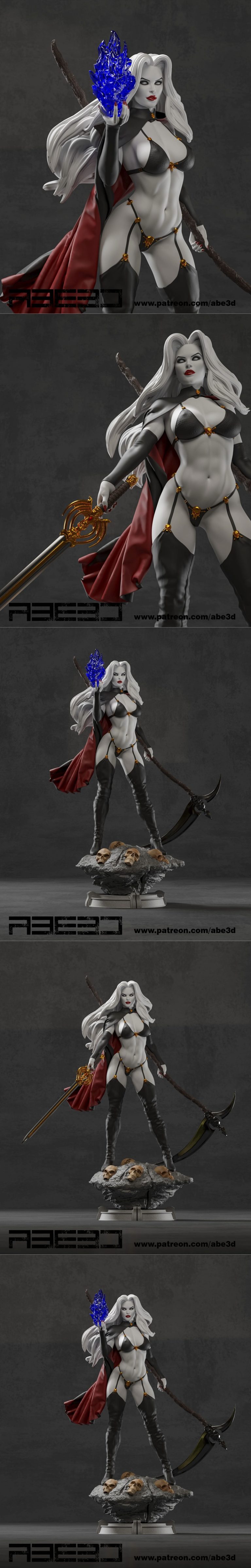 Desire FX 3d models | Abe3D – Lady Death – 3D Print Model STL