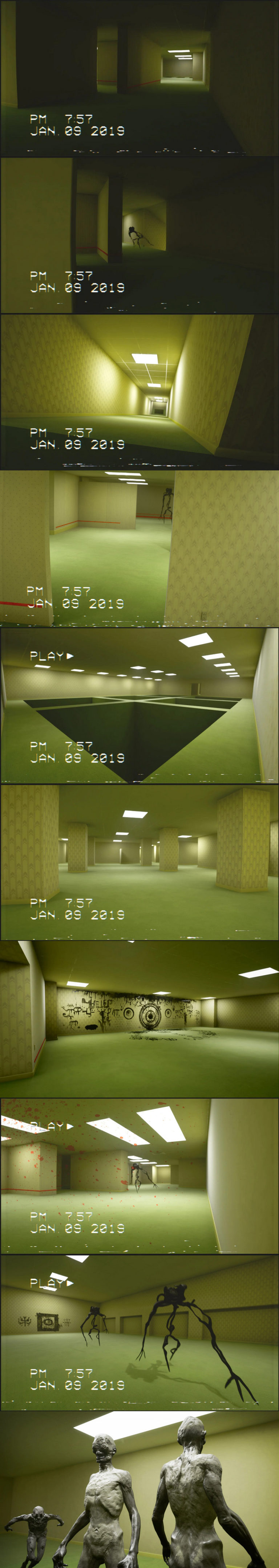 Desire FX 3d models | Horror Game Template – Backrooms Environment