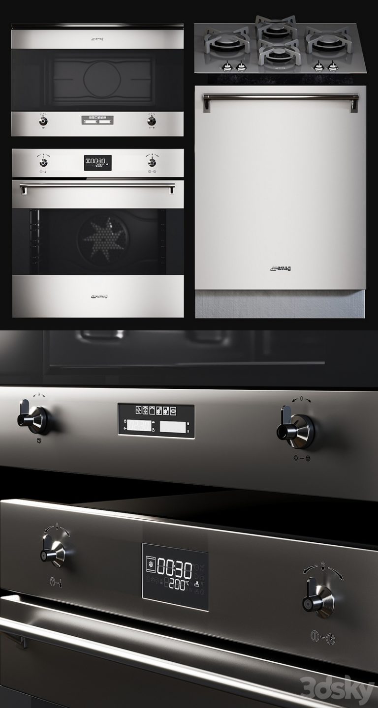 Desire FX 3d models | Kitchen Appliances Smeg Classic – 3D Model