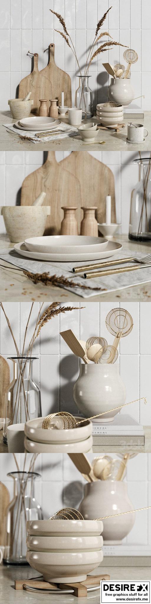 Desire FX 3d models | Kitchen Decor 05 – 3D Model