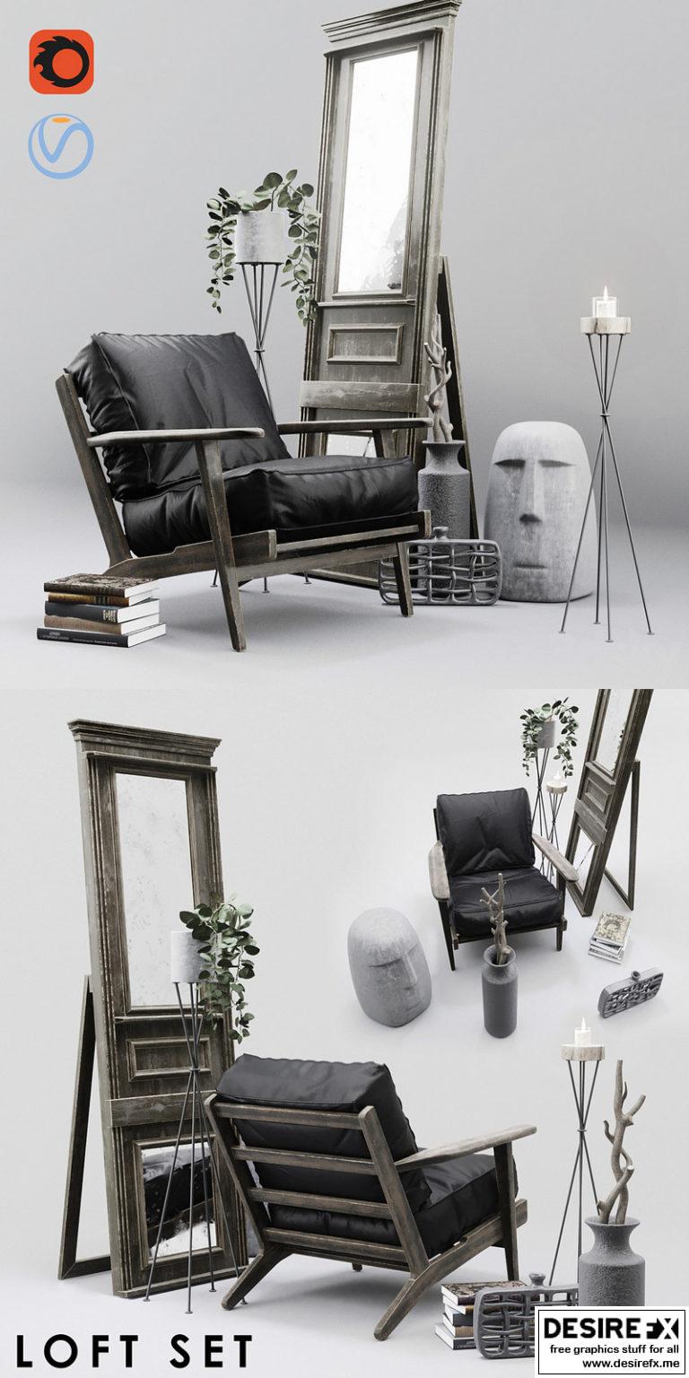 Desire FX 3d models | Loft Set – 3D Model