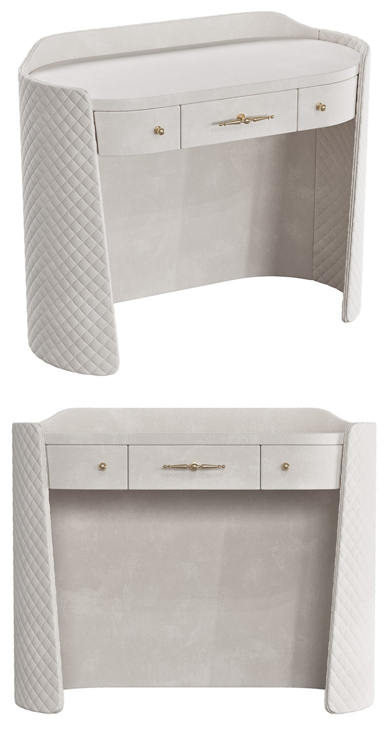 Desire FX 3d models | Palladium Dressing Table With Drawers – 3D Model