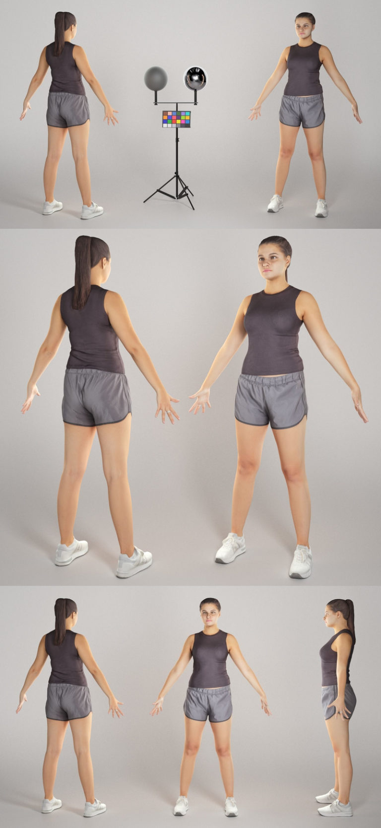 Desire FX 3d models | Pretty Young Woman In A-Pose 279 – 3D Model
