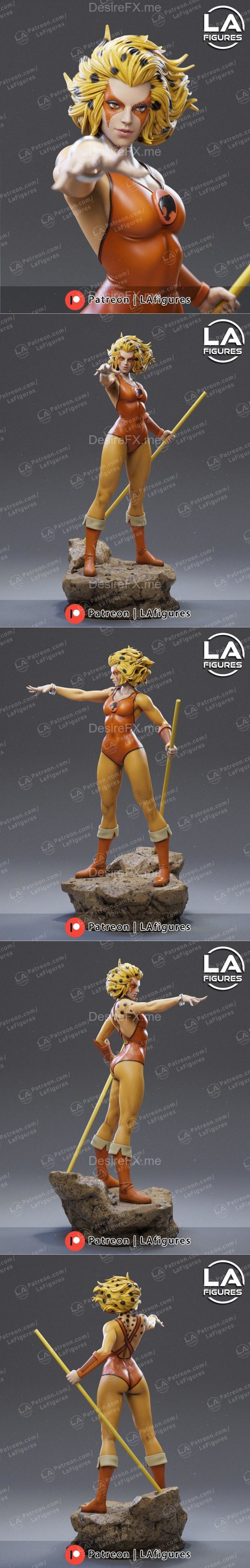Desire FX 3d models | Thundercats Cheetara – 3D Print Model STL