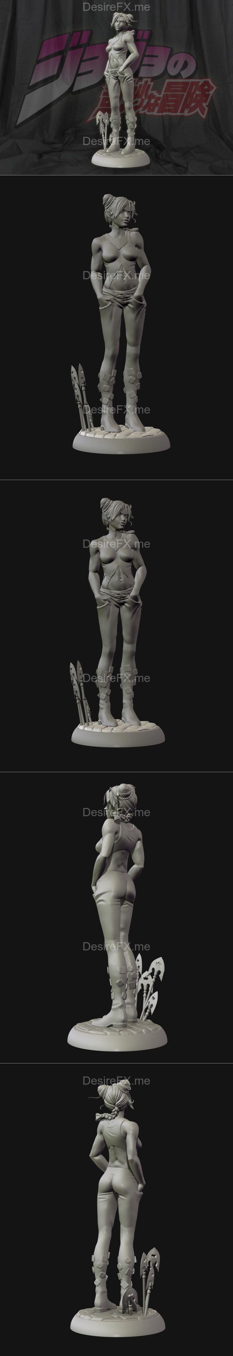 Desire FX 3d models | Jolyne Cujoh – JoJos bizarre Adventure – 3D Print ...