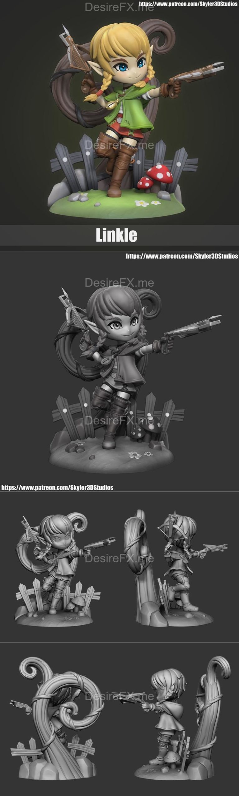 Desire FX 3d models | Linkle Chibi from Hyrule Warriors – 3D Print ...