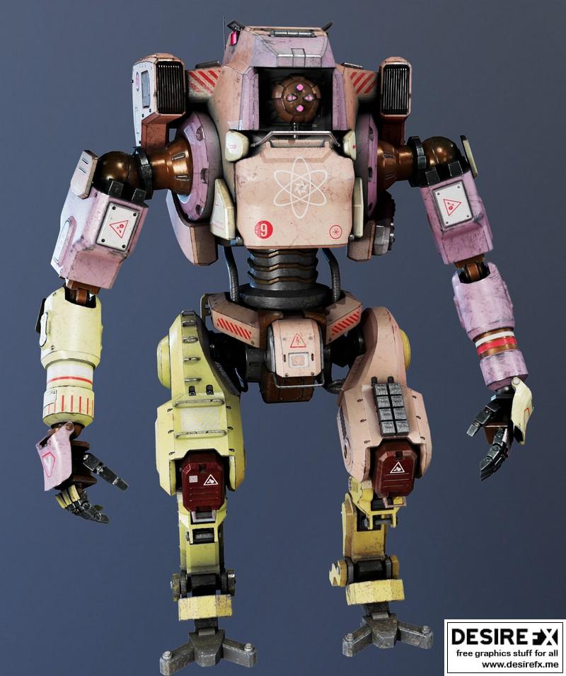 Desire FX 3d models | Mech BT-7274 from titanfall universum
