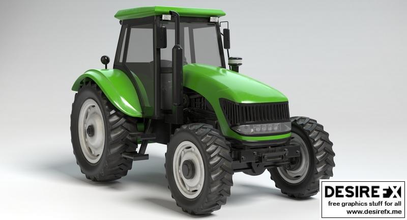Desire FX 3d models | 3d model of a farm tractor