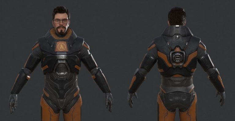 Desire FX 3d models | Gordon Freeman – Half Life 3D Character Fan art