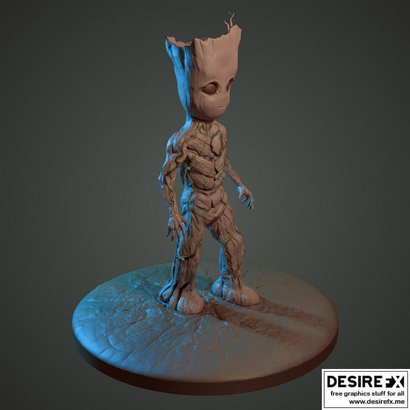Desire FX 3d models | Groot ready for 3d print