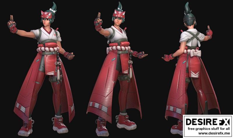 Desire FX 3d models | Overwatch – Kiriko