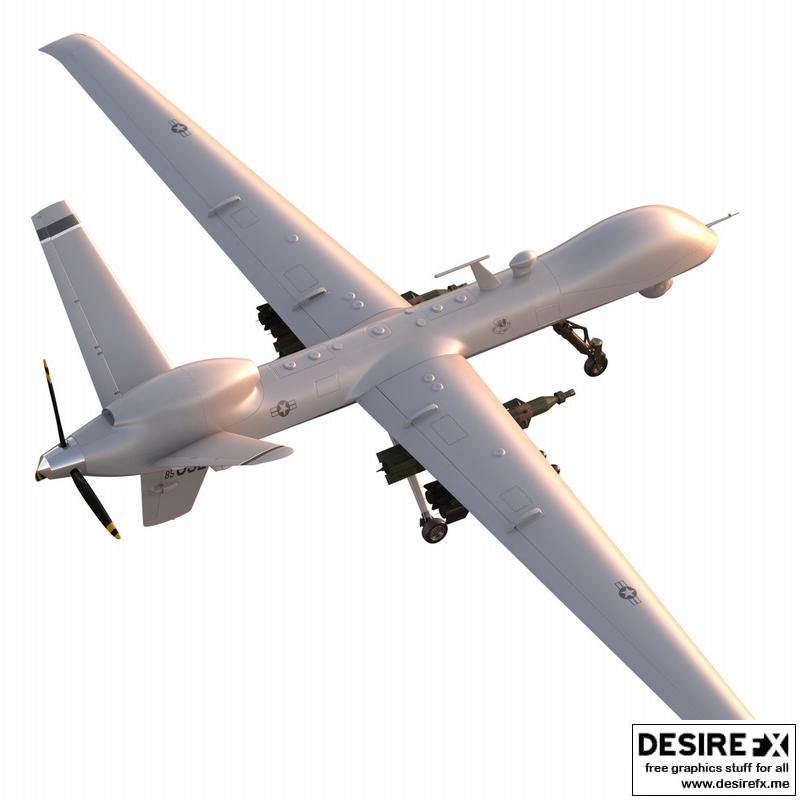 Desire FX 3d models | General Atomics MQ-9 Reaper Hunter Killer UAV