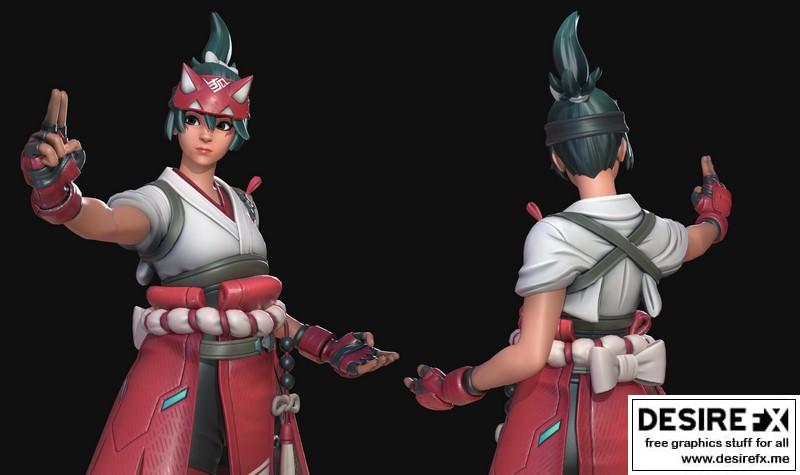 Desire FX 3d models | Overwatch – Kiriko