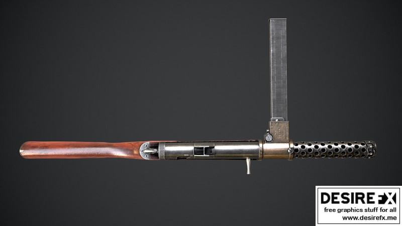 Desire FX 3d models | Lanchester Submachine Gun