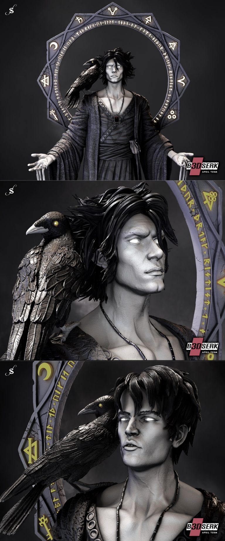 Desire FX 3d models | B3DSERK – Sandman Statue – 3D Print Model STL