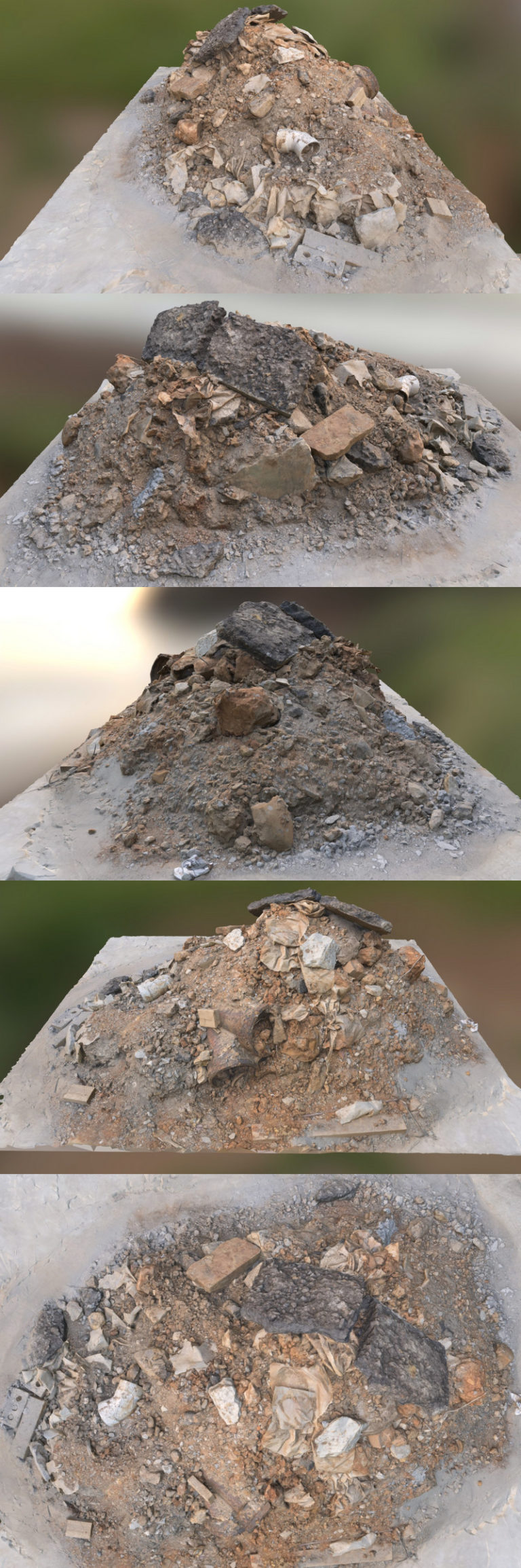 Desire FX 3d models | Construction Site Rubble 02 – 3D Model