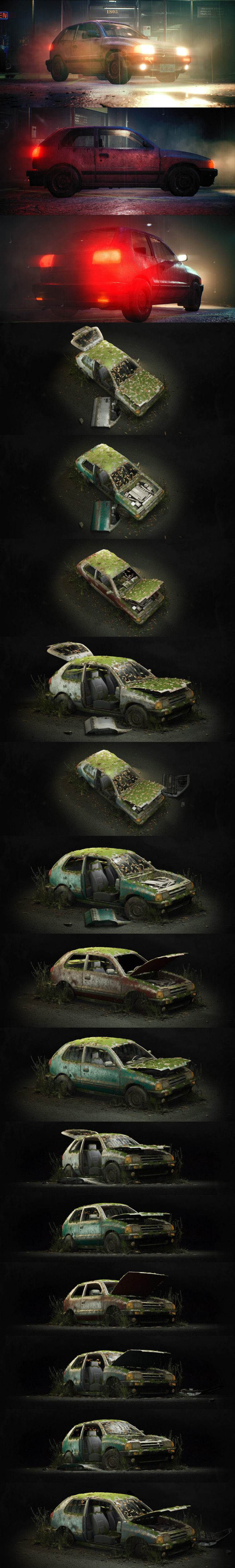 Desire FX 3d models | Procedural Vehicles – Hatchback