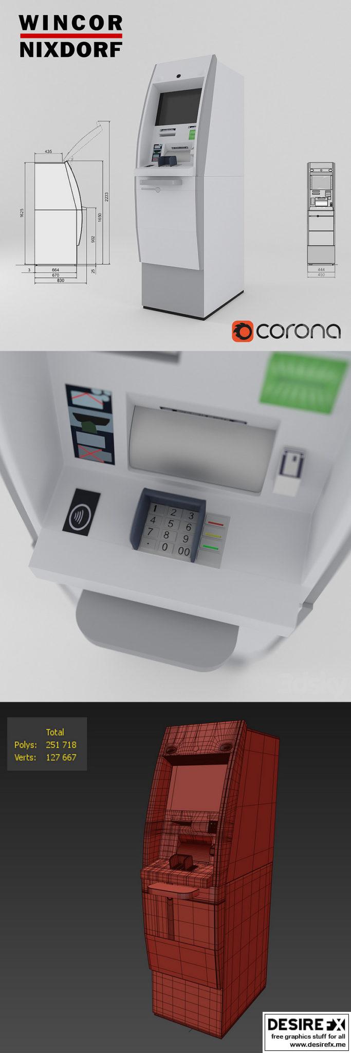 Desire FX 3d models | Wincor Cineo c 4040 – 3D Model
