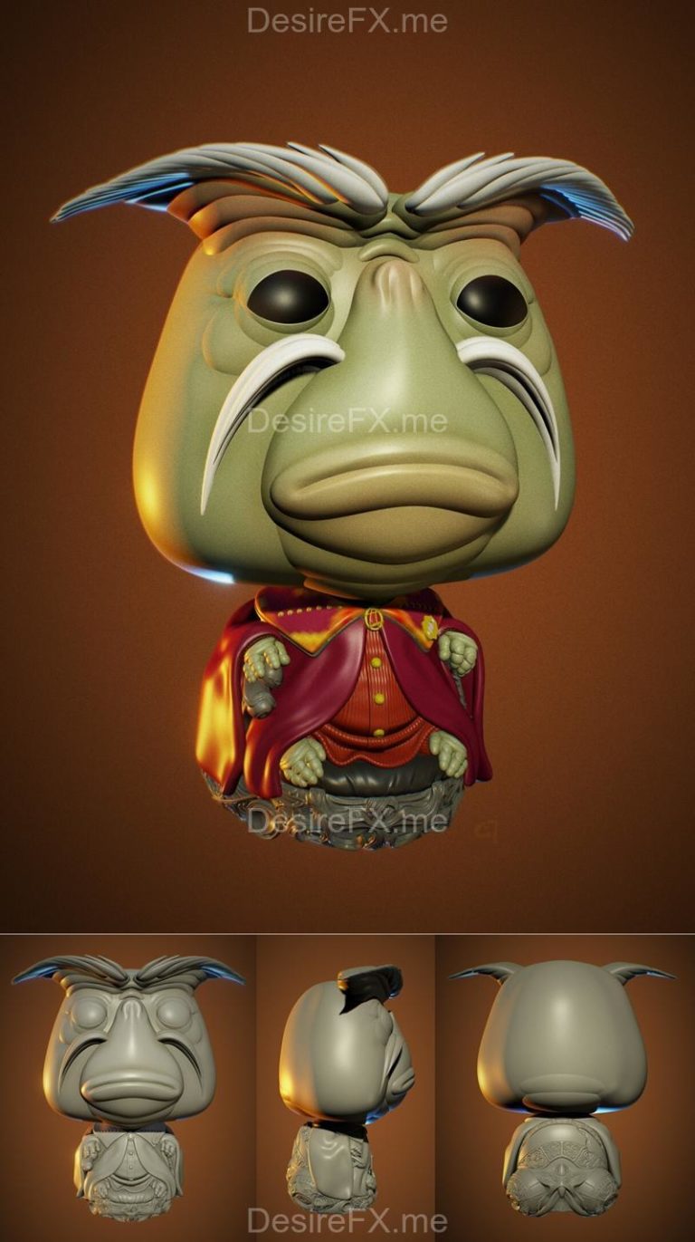 Desire FX 3d models | Dominar Rygel XVI – Farscape – 3D Print Model STL