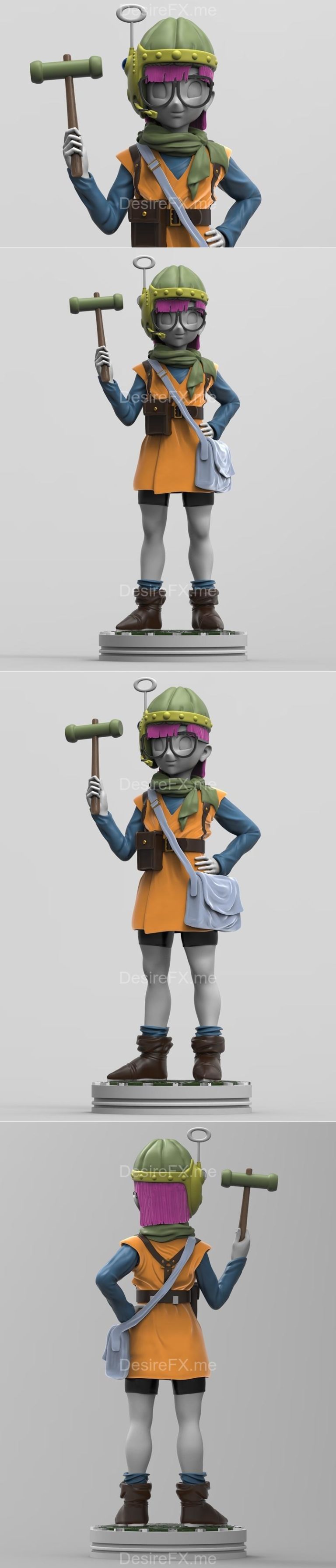 Desire FX 3d models | Lucca – Chrono Trigger – 3D Print Model STL