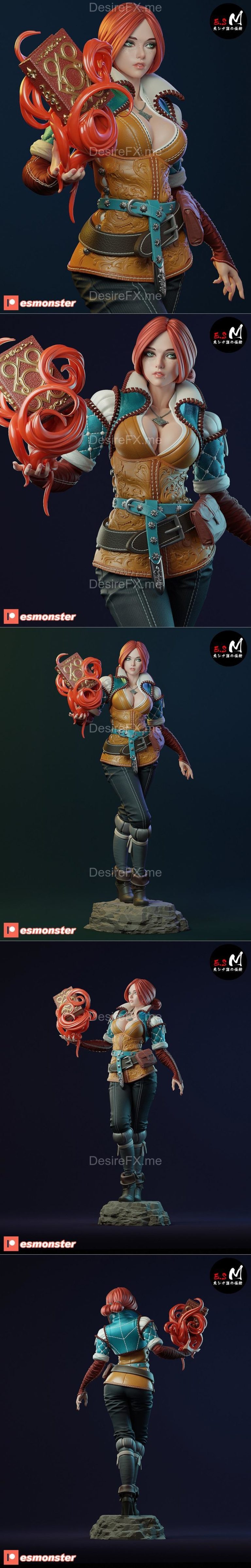 Desire FX 3d models | Triss Merigold – E.S Monster – 3D Print Model STL