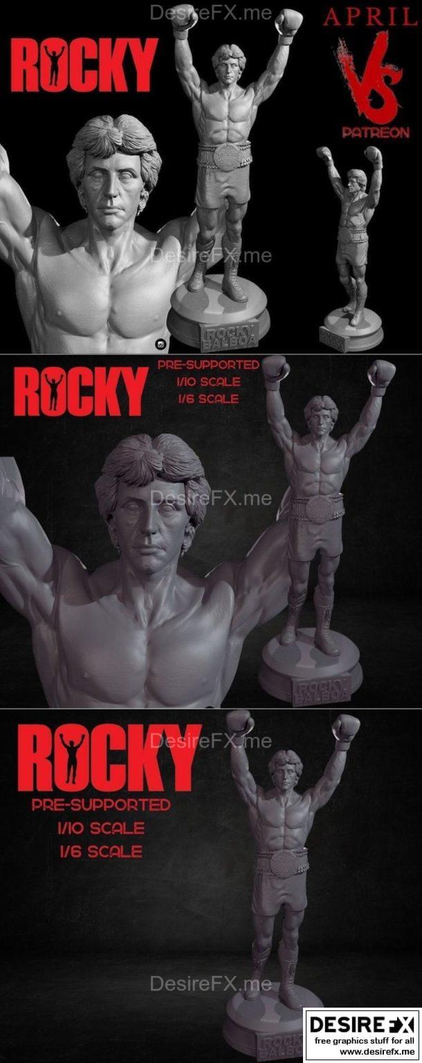 Desire FX 3d models | Rocky Balboa – 3D Print Model STL