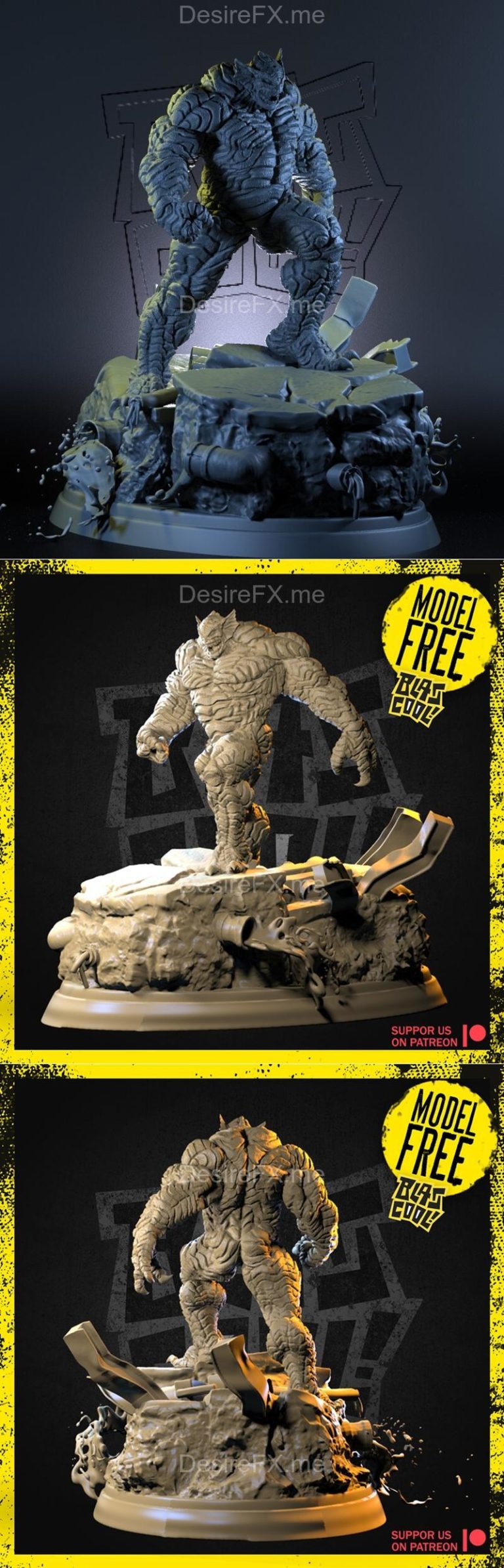 Desire FX 3d models | The Abomination – 3D Print Model STL