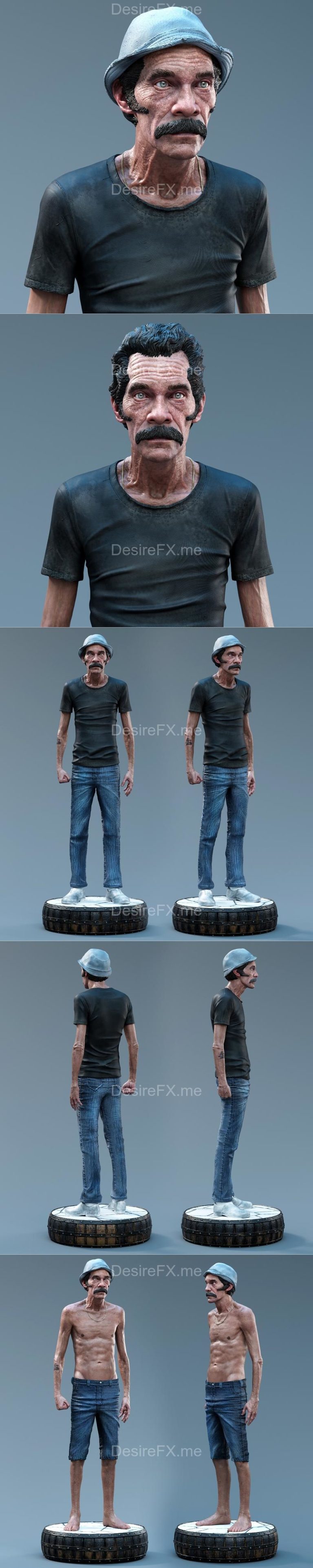 Desire FX 3d models | Ramón Valdés (Seu Madruga) – 3D Print Model STL