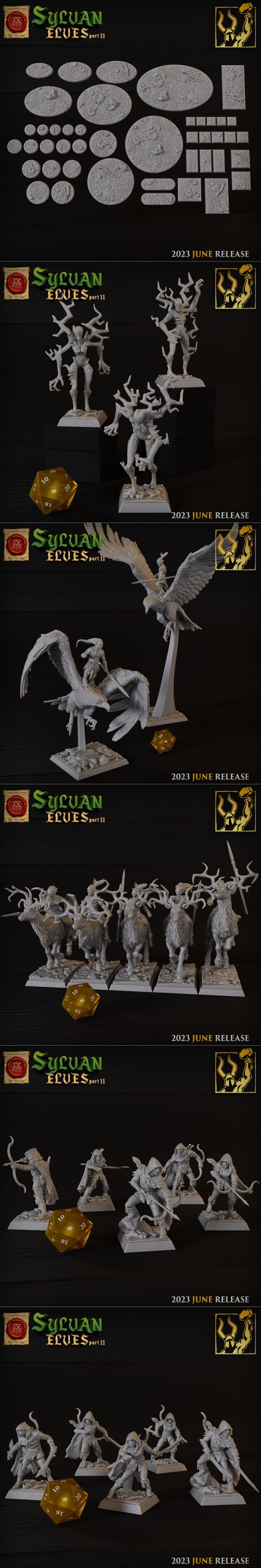 Desire FX 3d models | Titan Forge Miniatures – Sylvan Elves part II ...