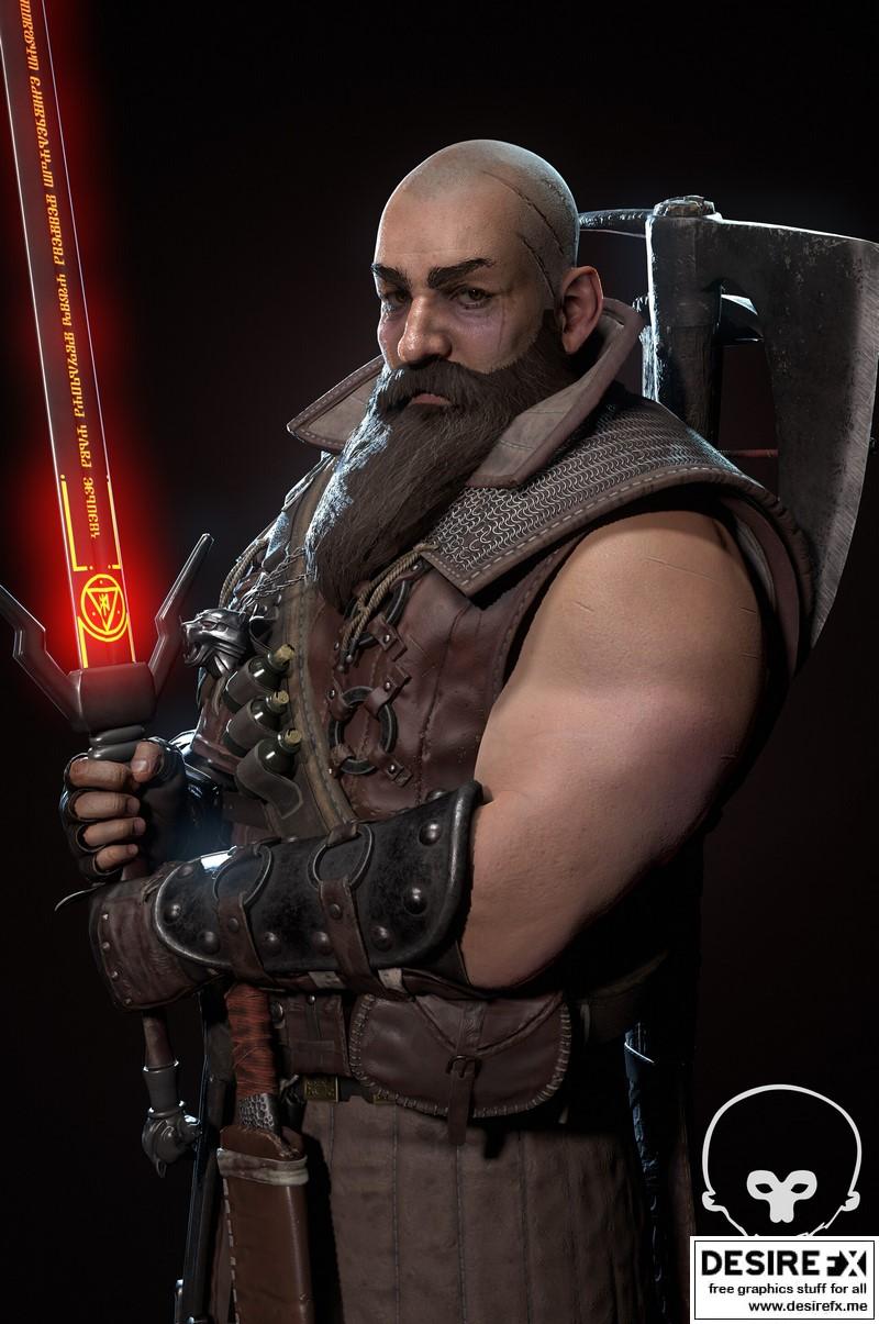 Desire FX 3d models | Realtime Fan-Art Bear School Witcher