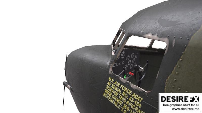 Desire FX 3d models | Douglas AC-47 Spooky Gunship