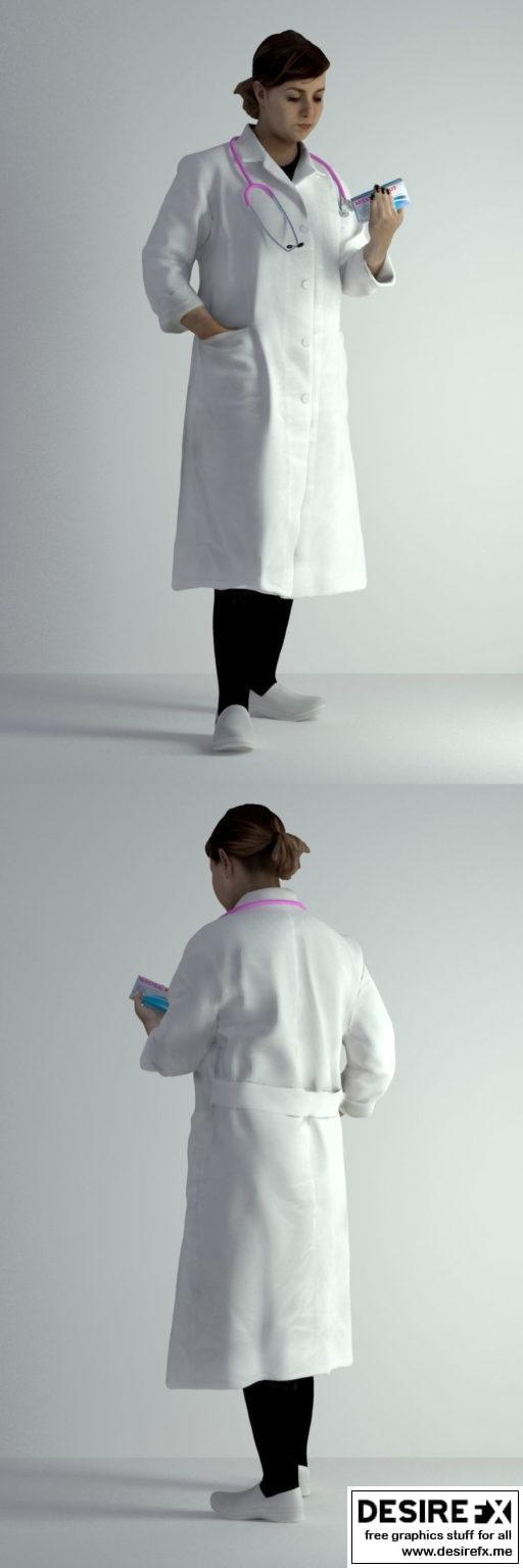 Desire FX 3d models | 3D Scan Woman Doctor 003 – 3D Model