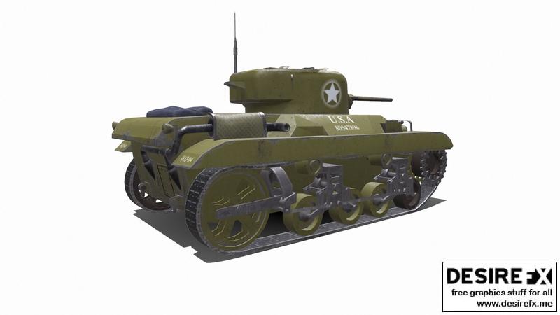 Desire FX 3d models | M22 Locust Light Tank
