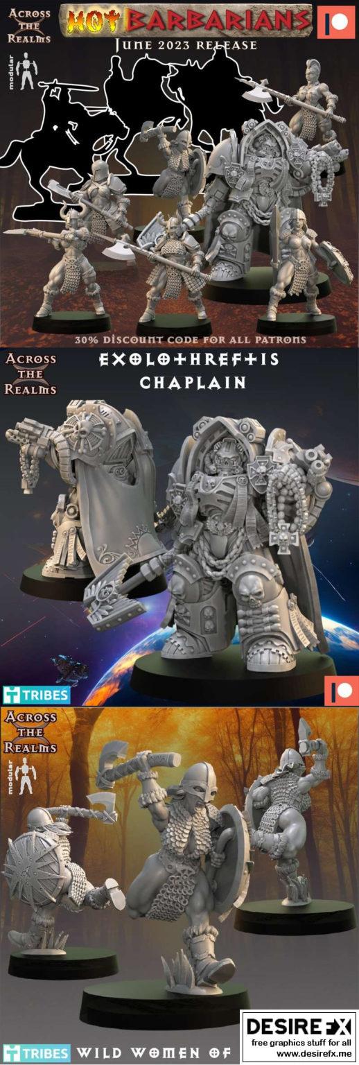 Desire FX 3d models | Across the Realms – Barbarians – 3D Print ...