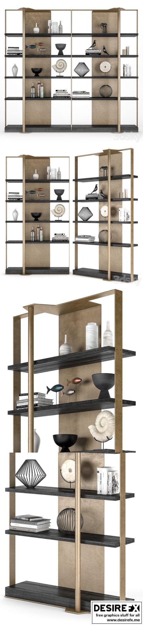 Desire FX 3d models | Caste Holt Bookcase – 3D Model
