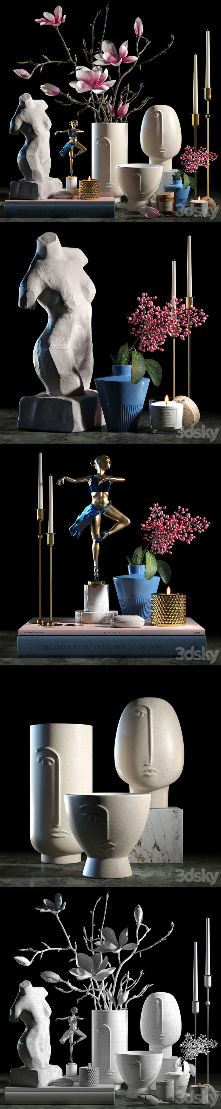 Desire FX 3d models | Decorative set 016 – 3D Model