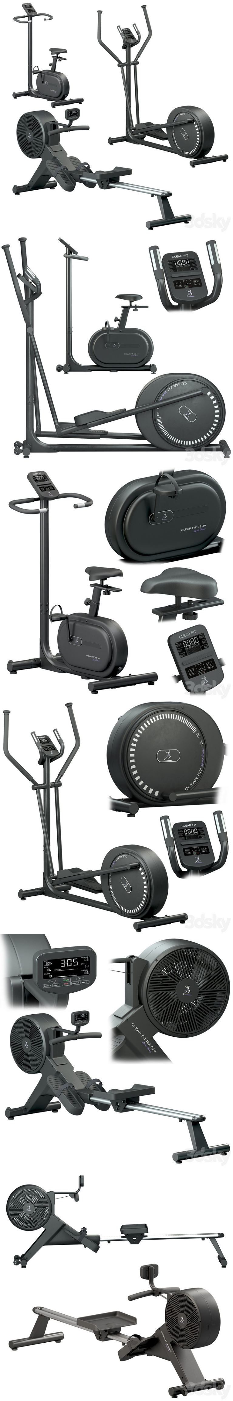 Desire FX 3d models | Fitness Equipment Clear Fit – 3D Model