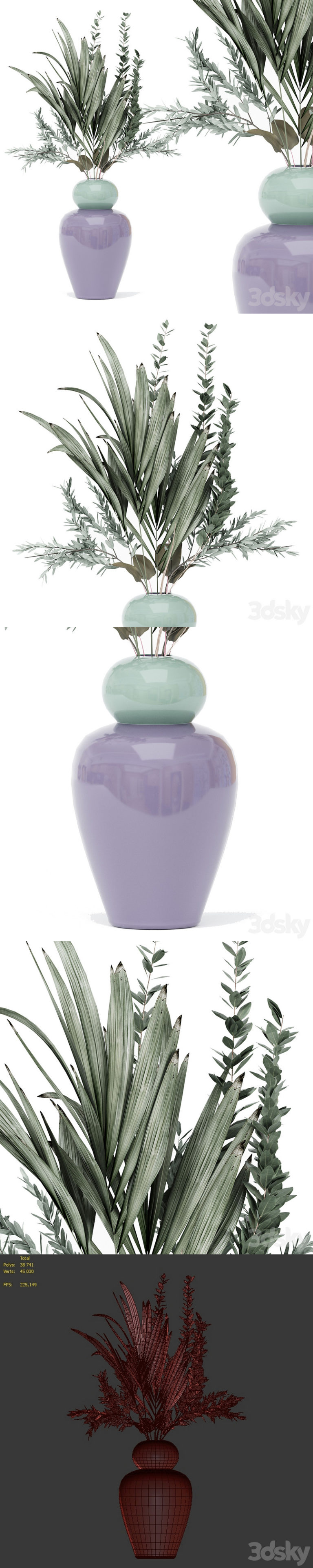 Desire FX 3d models | Flower Pack 211C Plants – 3D Model