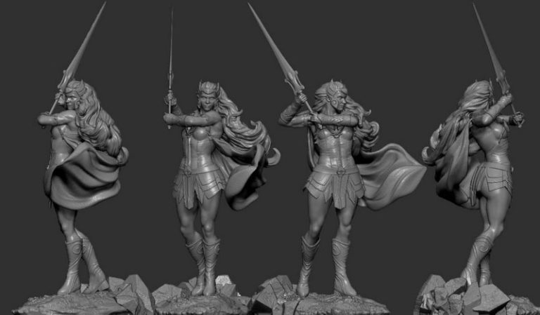 Desire FX 3d models | She-Ra The Princess of Power 3D Print Model