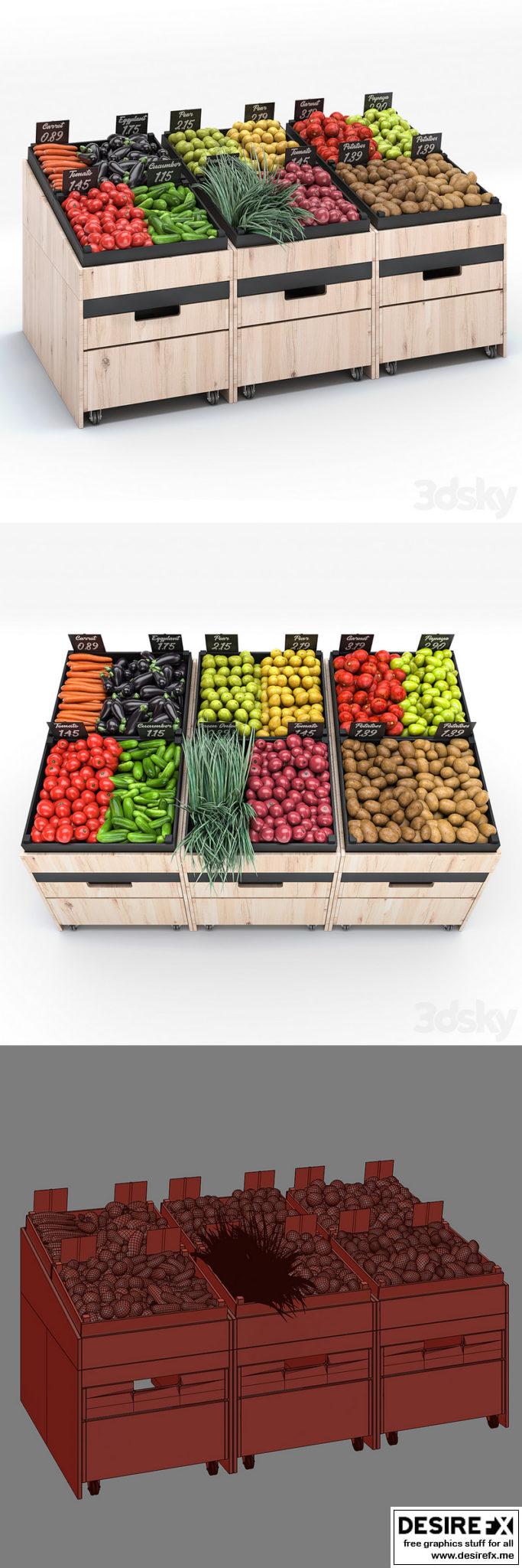 Desire FX 3d models | Vegetable Breakdown 3 – 3D Model