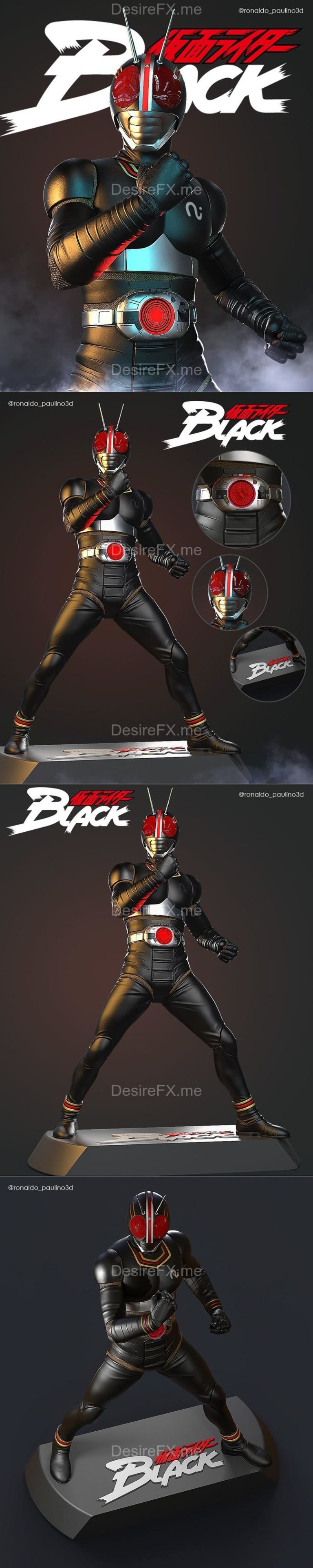 Desire FX 3d models | Kamen rider black – 3D Print Model STL