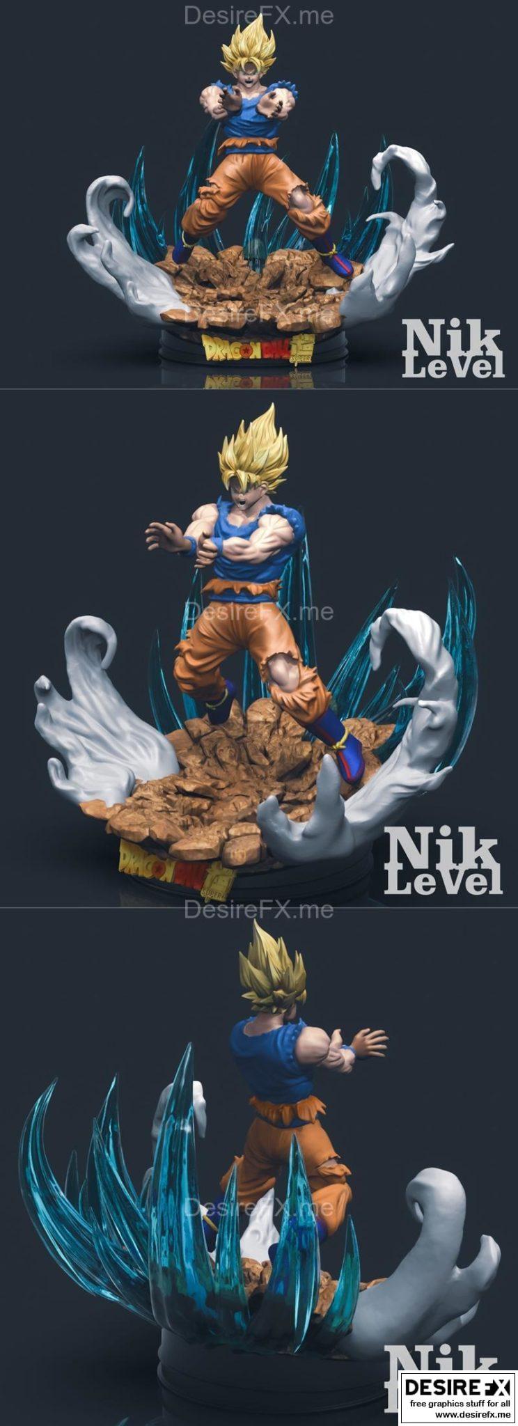 Desire FX 3d models | Son Goku Super Saiyan Dragon Ball – 3D Print ...