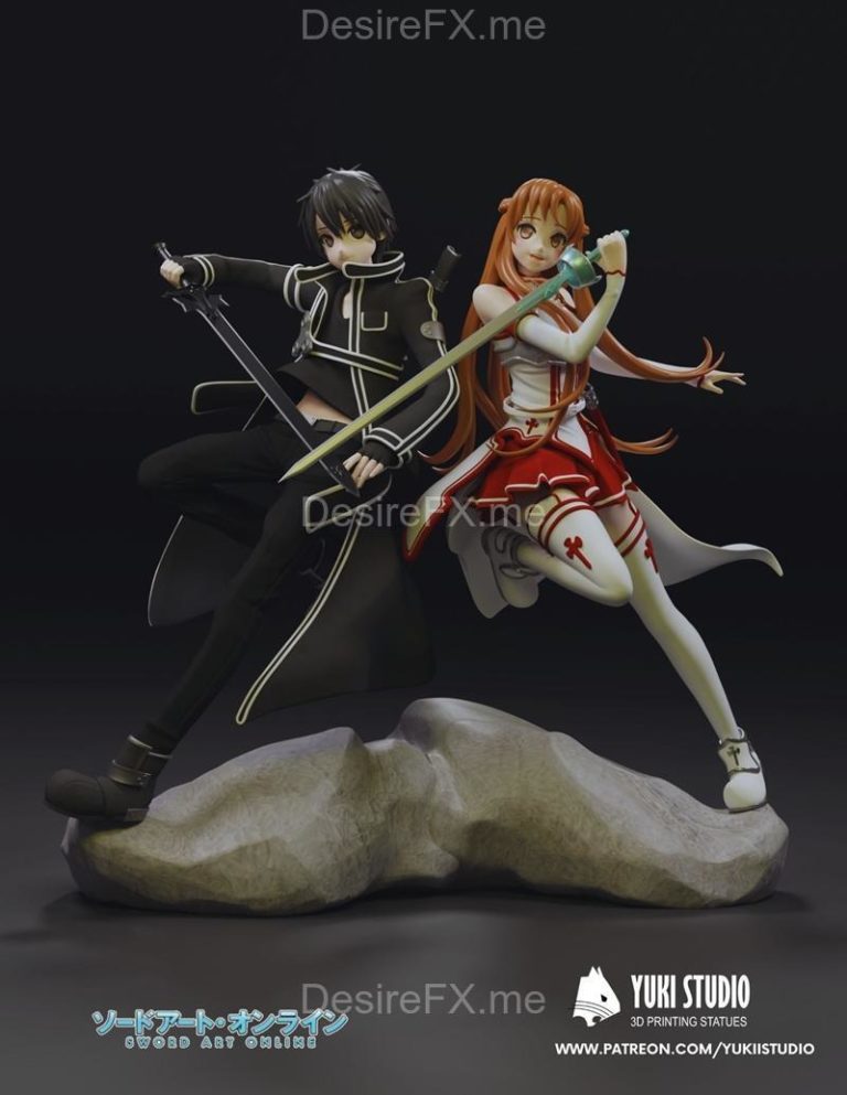 Desire FX 3d models | Kirito and Asuna – Yuki Studio – 3D Print Model STL